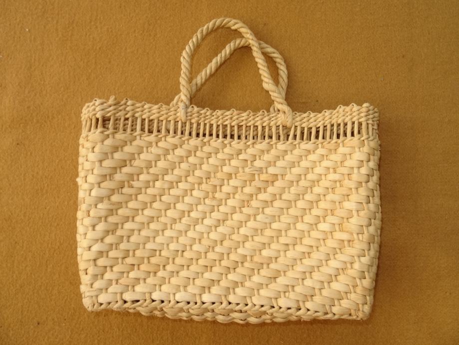 Ženska pletena torba, ceker, 35 x 25 cm