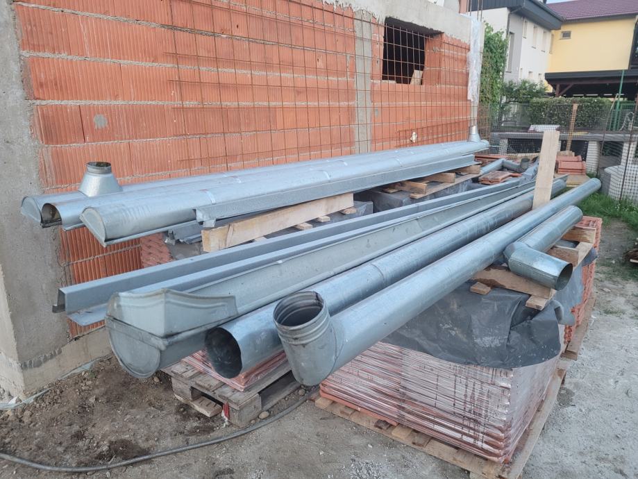 Krovna limarija - oluci/žlijebovi, veterlajsne, cijevi