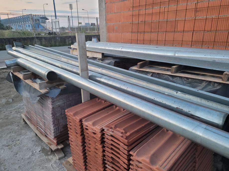 Krovna limarija - oluci/žlijebovi, veterlajsne, cijevi