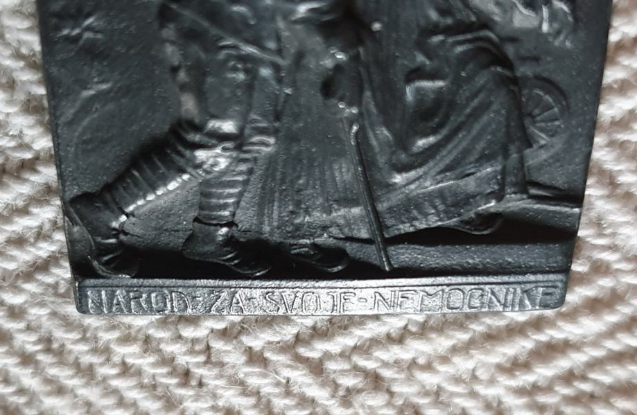 Narod za svoje nemocnike - Autor Rudolf Valdec 1917