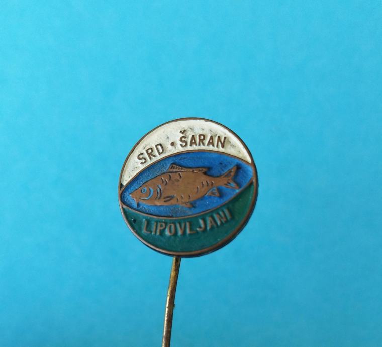 SRD ŠARAN LIPOVLJANI stara ribolovna značka * ribiči ribolovni klub