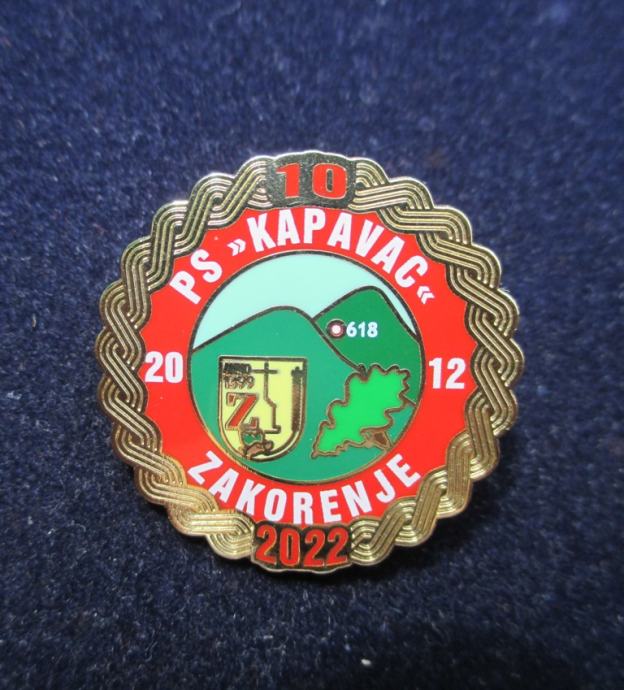 Značka - Planinarstvo - PS KAPAVAC - ZAKORENJE - POŽEGA 2022.