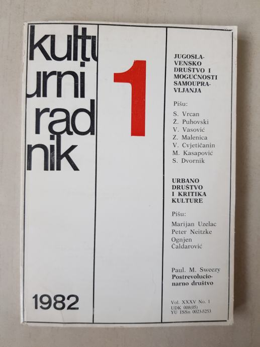 Kulturni radnik 1 1982 Kulturni radnik 1 1982