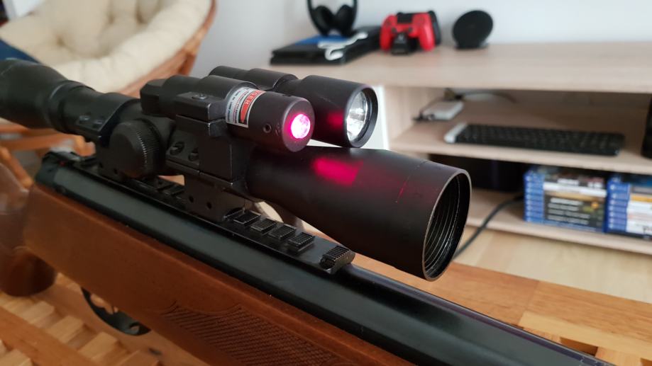 Hatsan SAS MOD95 5.5mm sa optikom GAMO VP4X32WR i Norconia torbom