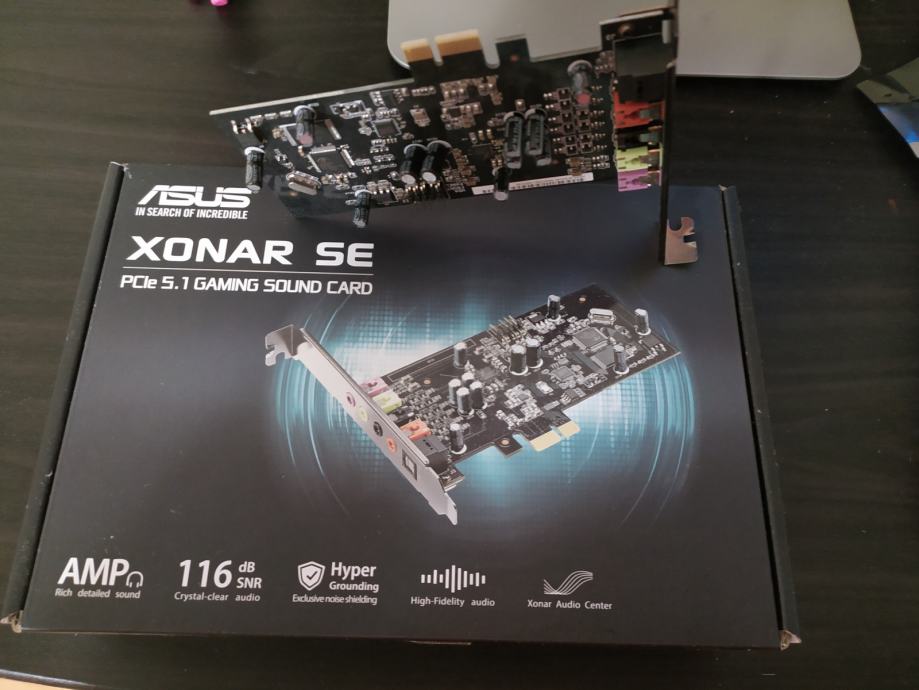 Asus Xonar SE 5.1 PCIe gaming sound card