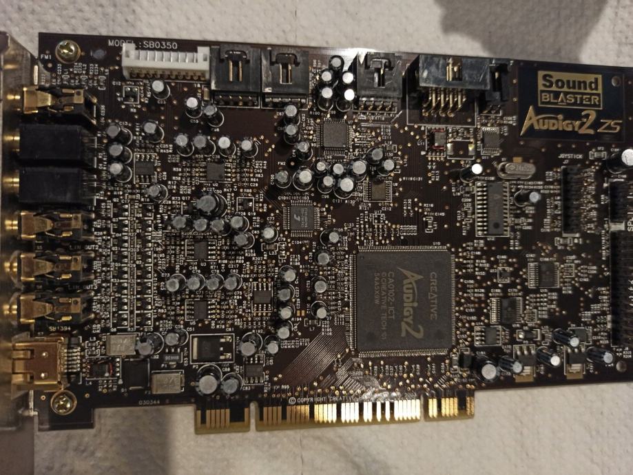 Creative Labs Sound Blaster Audigy 2 ZS Internal Sound Card