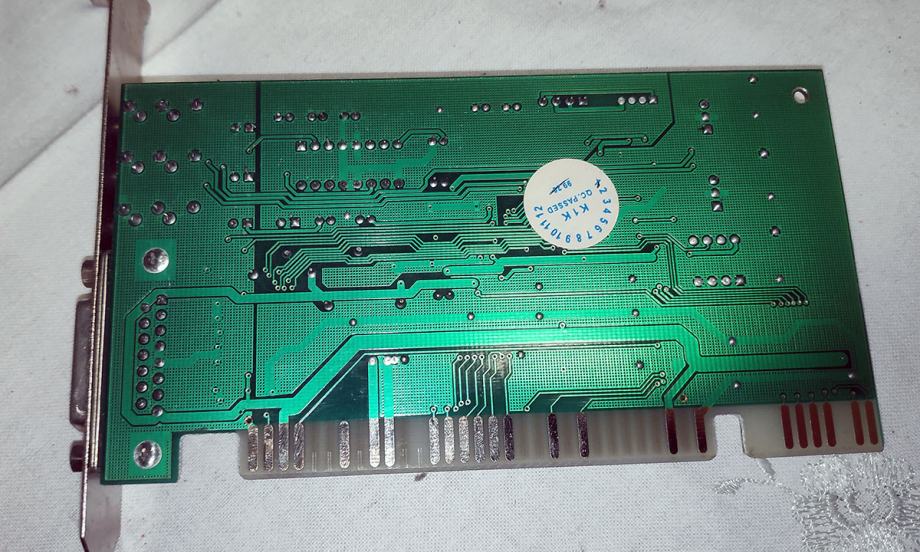 Retro audio zvučna kartica Crystal ISA / bios prijavljuje Yamaha