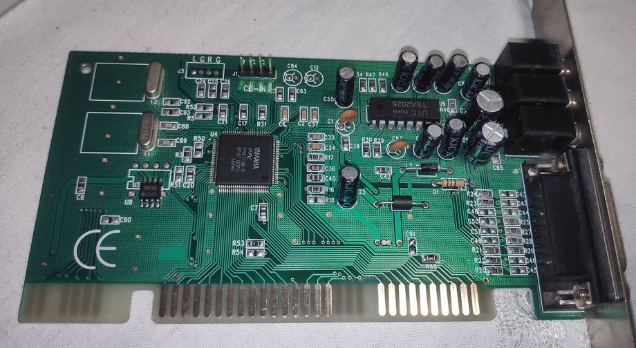 Retro audio zvučna kartica Crystal ISA / bios prijavljuje Yamaha