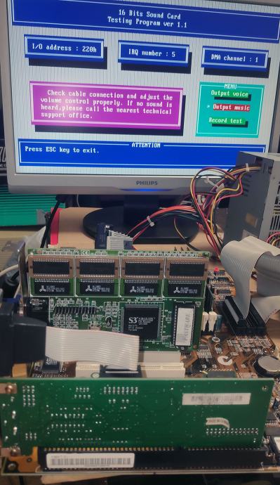 Retro zvučna kartica C-MEDIA AUDIO EXCEL AV310 CMI8330A ISA 16bit