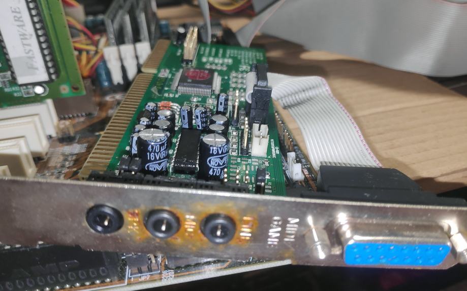 Retro zvučna kartica C-MEDIA AUDIO EXCEL AV310 CMI8330A ISA 16bit