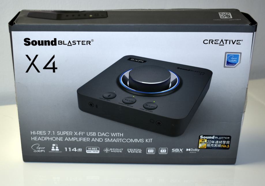 Sound Card - Zvučna Kartica Creative SoundBlaster X4 DAC Amp 7.1