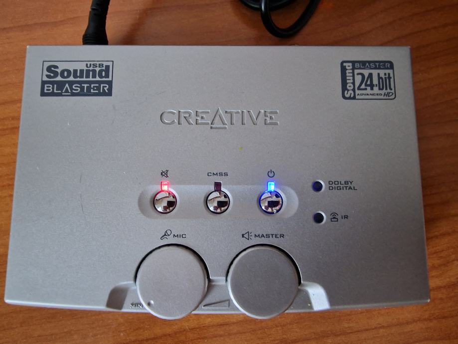 Zvučna kartica Creative Sound Blaster Audigy Hi-Speed USB (SB0300).