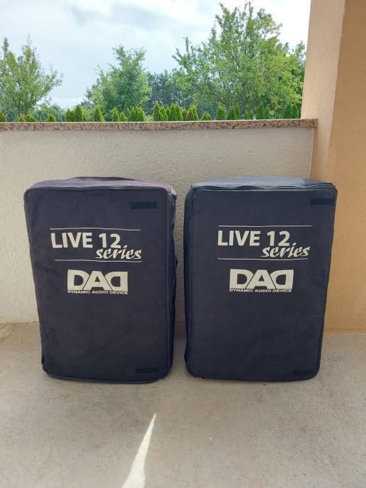 2 x DAD (Dynamic Audio Device) LIVE 12A 400W + torbe