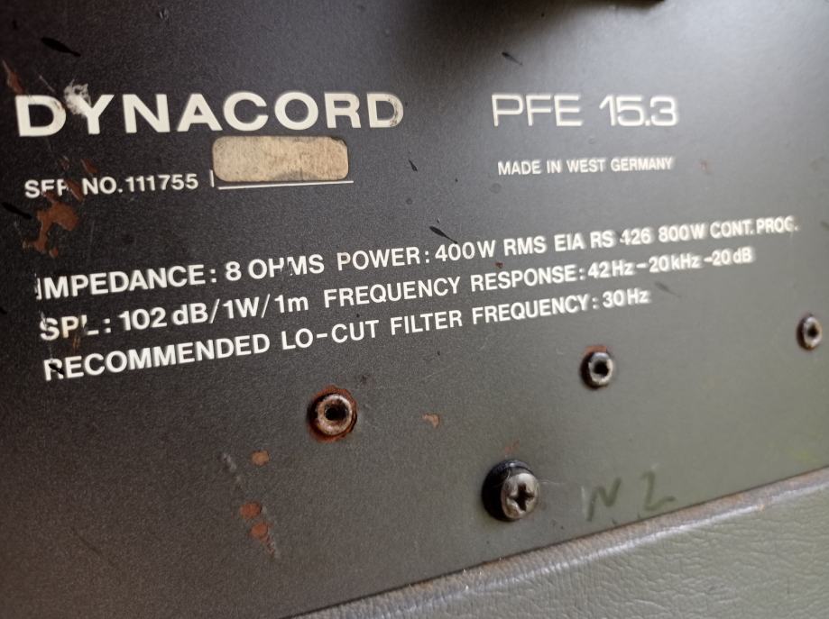 Dynacord PFE 15-3