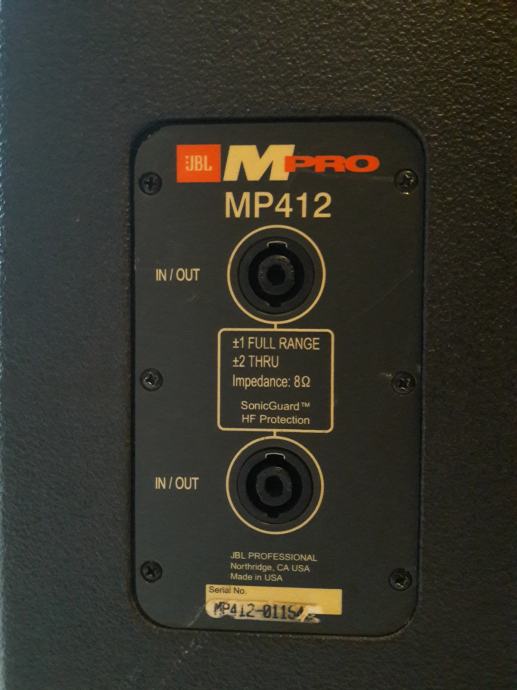 JBL MPRO MP412 2x