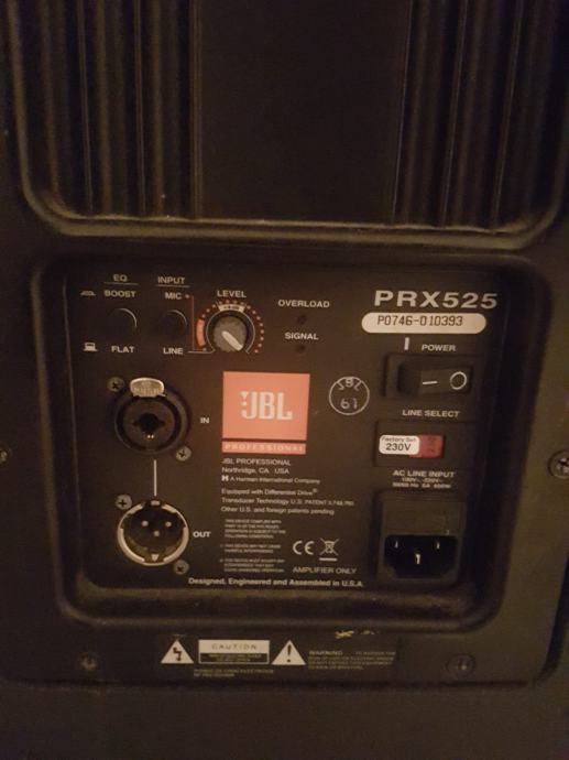Jbl prx525