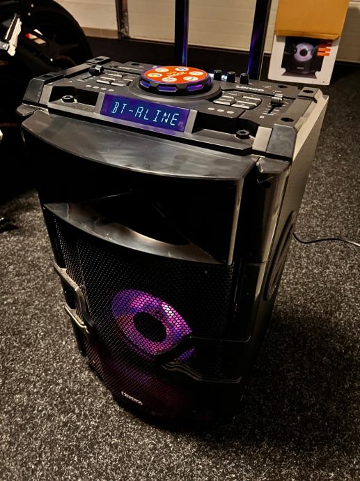 ZVUČNIK LENCO PMX-250,BLUETOOTH, DJ MIXER SISTEM, USB, FM, PARTY LIGHT