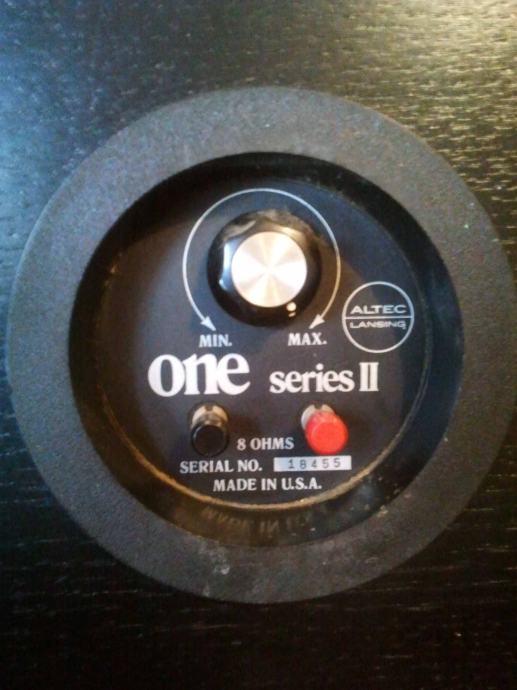 Zvucnici Altec Lansing Model 1 Series 2
