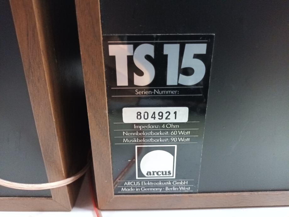 Arcus zvučnici TS15