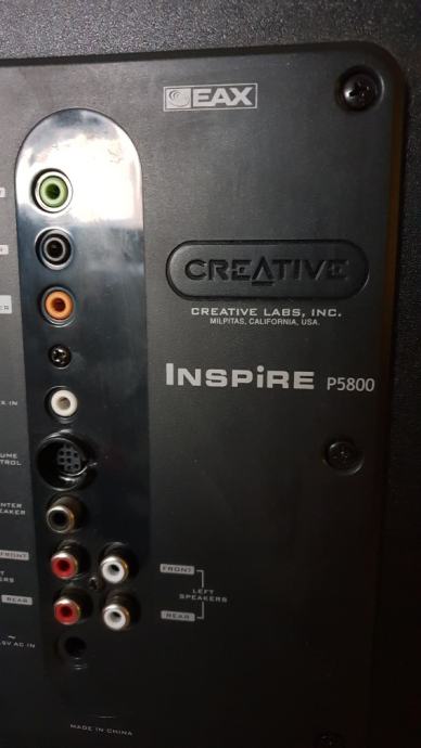 PC ZVUČNICI, Creative inspire P5800