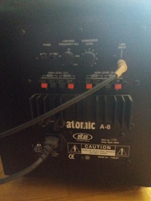 Eltax Atomic 8 Aktivni Subwoofer