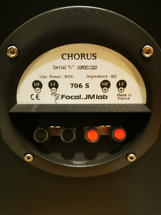 Focal JM Labs Chorus 706 S neispravni zvučnici