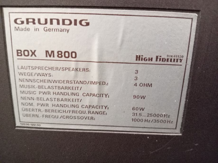 GRUNDIG BOX M800