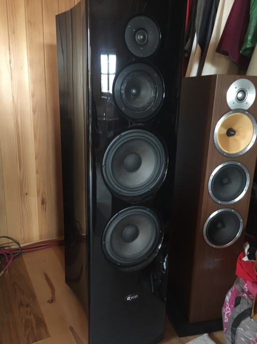 Hi-Fi vrhunski zvučnici Ayon Raptor S - piano black boja - 3.600 eur!