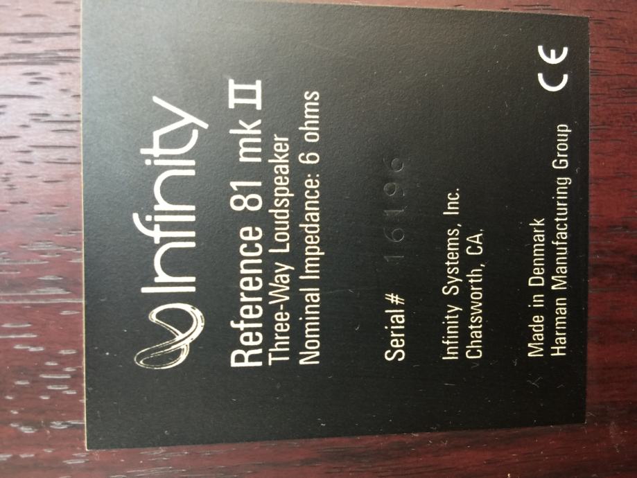 Infinity Reference 81 mkII