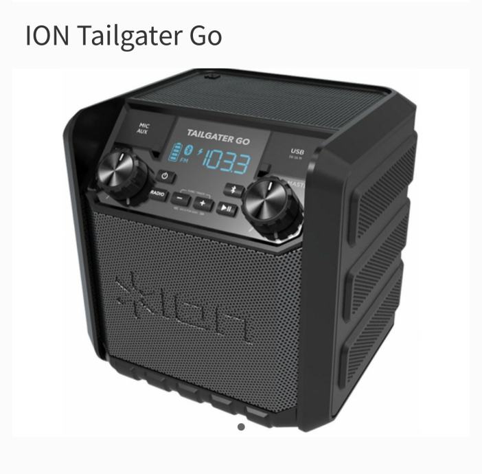 ION TAILGATER GO BLIETOOTH ZVUČNIK