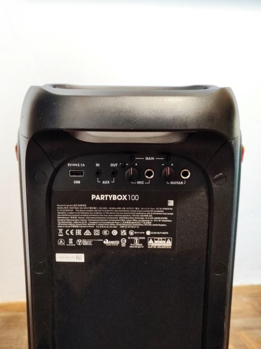 JBL Partybox 100 Prijenosni Bluetooth Zvučnik