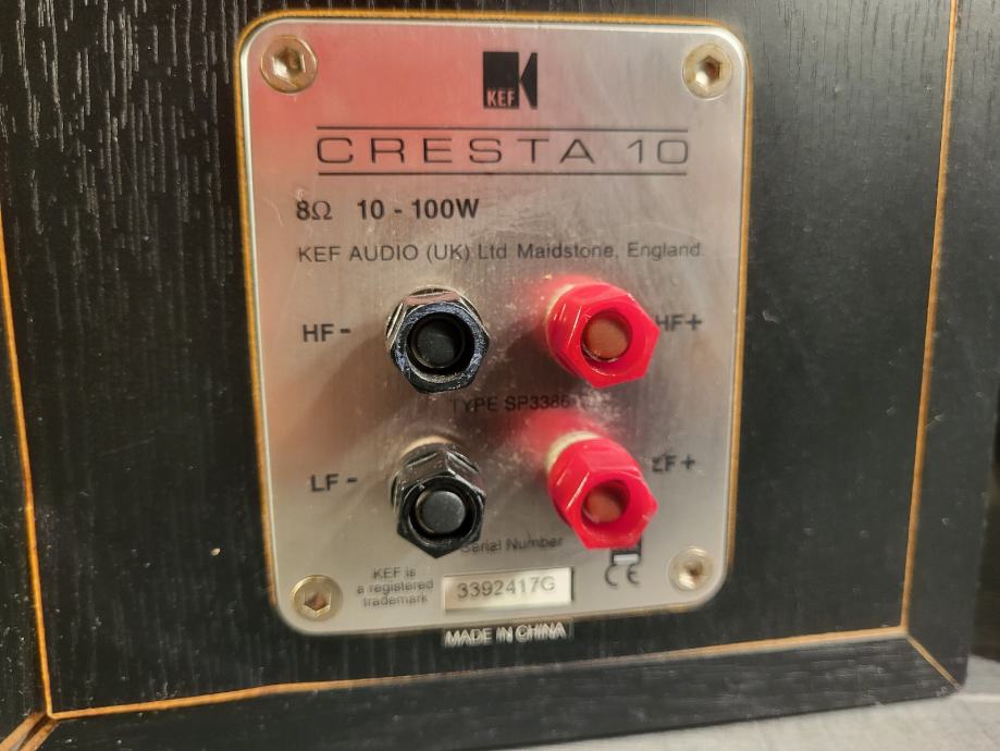 Kef Cresta 10 bookshelf zvučnici