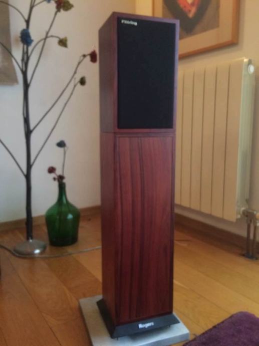 LS3/5a Stirling sa Rogers AB 1 Subwooferom