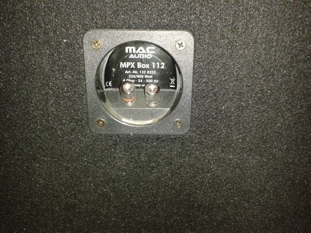 SABWOOFER MAC AUDIO,MPX BOX 112, 800W