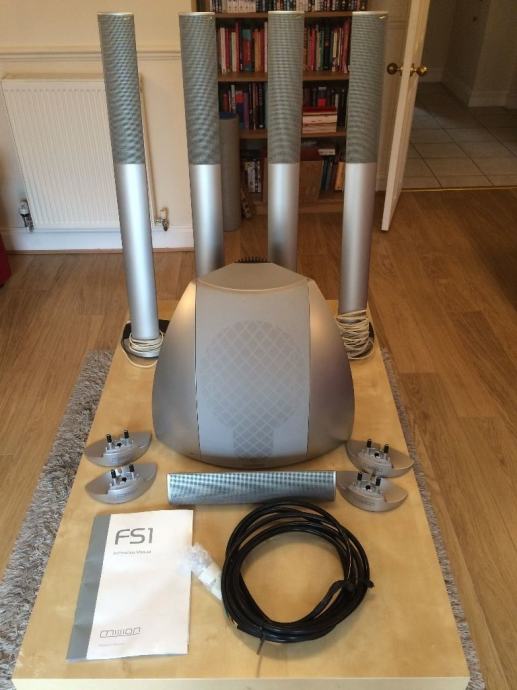 Mission FS1 5.1 AV Silver Sub Sat System - Zucnici Surround 6 x 100W
