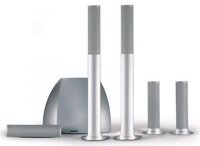 Mission FS1 5.1 AV Silver Sub Sat System - Zucnici Surround 6 x 100W