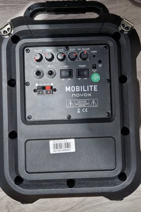 Novox Mobilite blutetoth USB/SD zvučnik malo korišten, racun, garancij