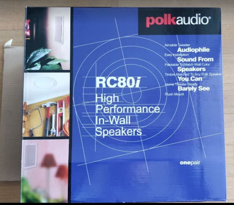 Polk Audio RC80i 2-way Premium 8 zvucnici ugradbeni gips knauf