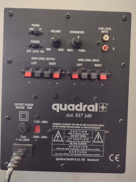 Quadral 48DV Aktivni Subwoofer