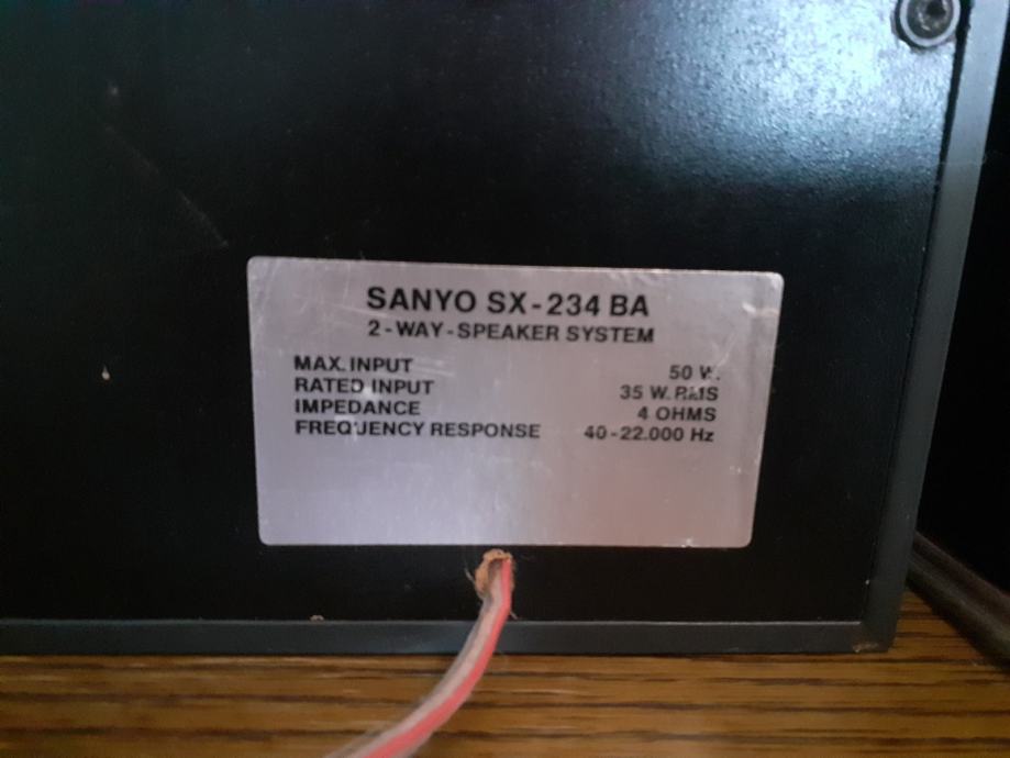 Sanyo sx 234 vintage