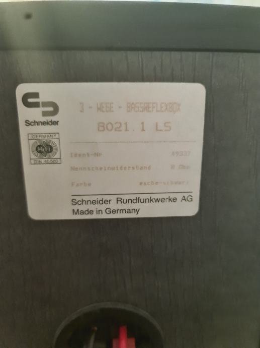 Schneider LS 8021.1 LS 100W 8 ohm 2 kom