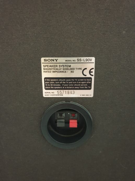 Sony SS-L90V zvučnici - par