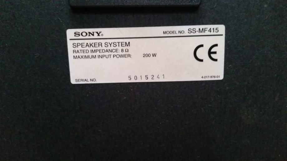 Sony SS-MF415