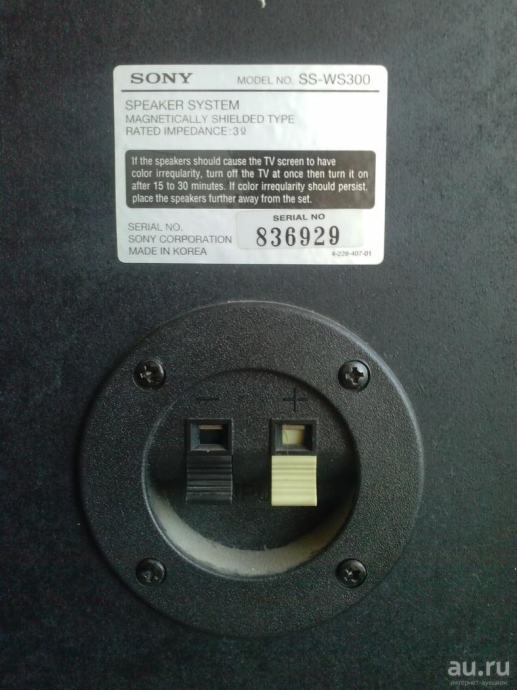SONY SS-WS300 SUBWOOFER