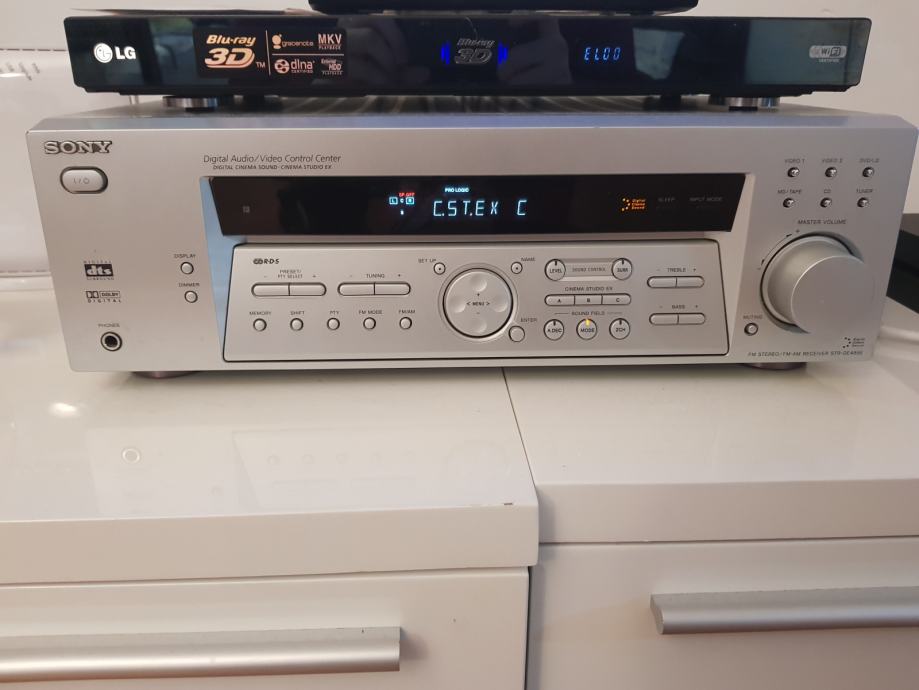 SONY Surround System + LG DVD Player Blu-Ray.