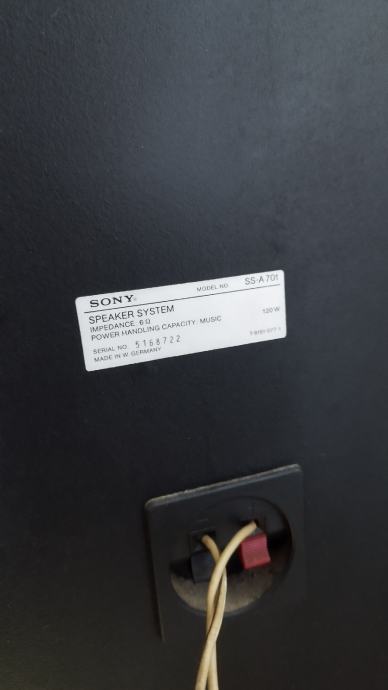 Stereo zvučnici Sony SS-A 701 120W 6 Ohm