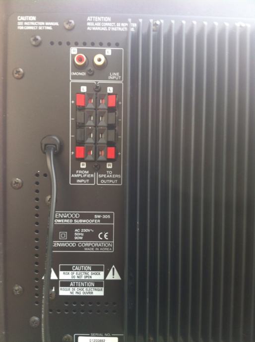 Subwoofer Kenwood SW 305