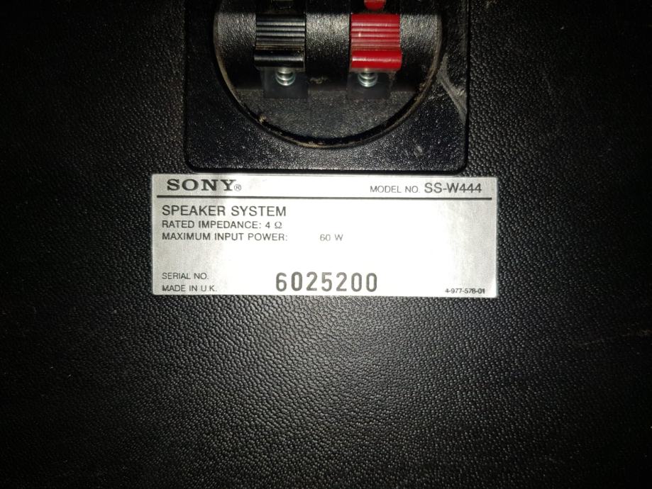 Subwoofer sony SS-W444