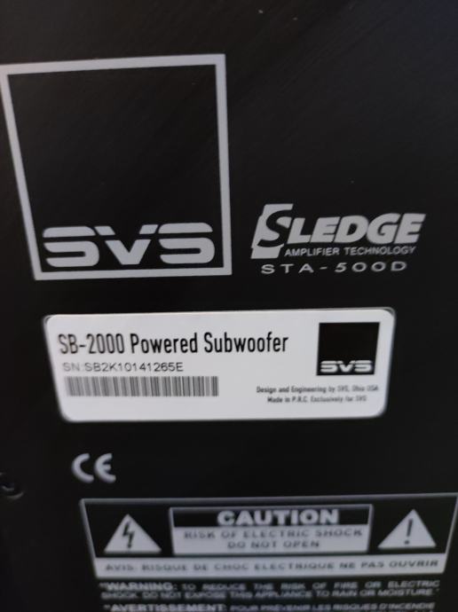 SVS SB-2000 Subwoofer