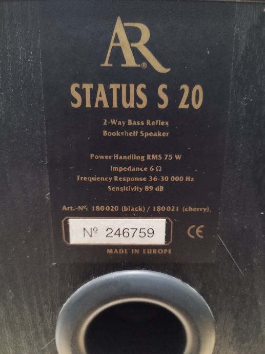 Zvučne kutije Acoustic Research Status S20